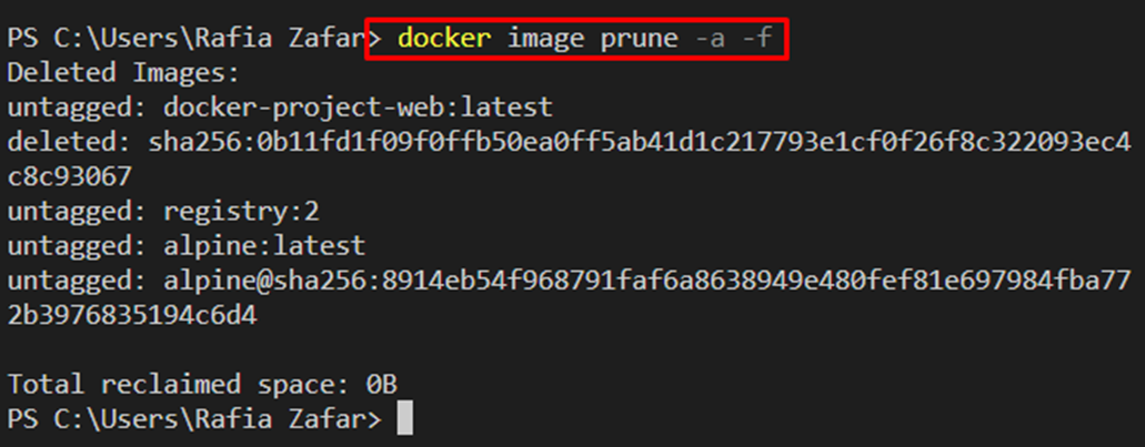 How to Delete Docker Image?