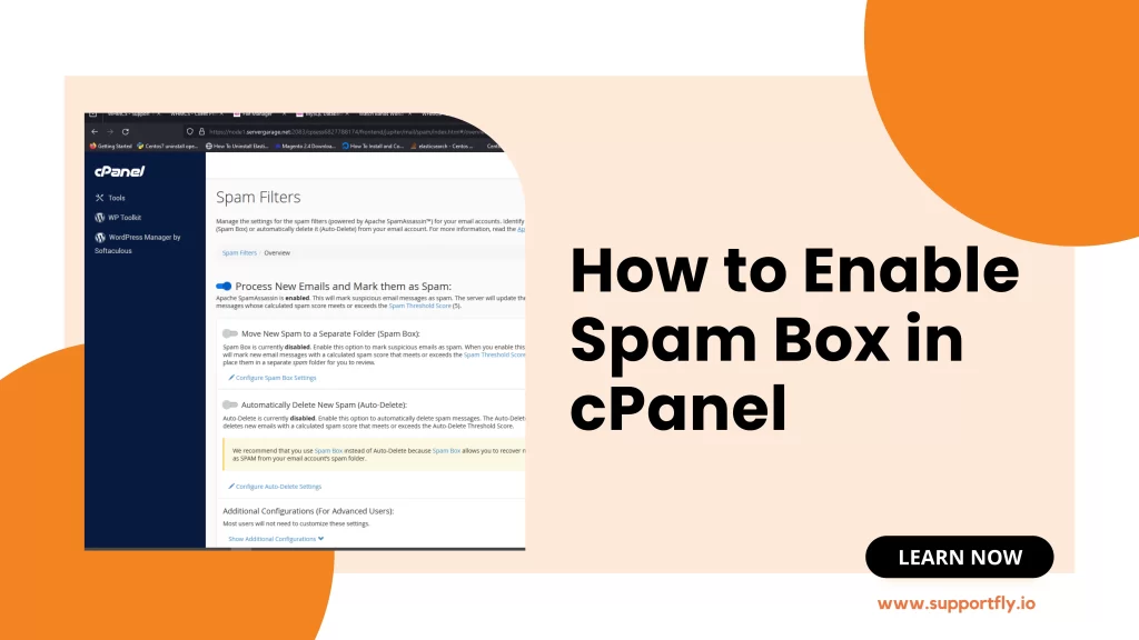 How to Enable Spam Box in cPanel?