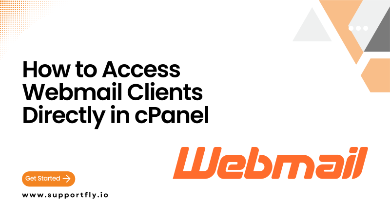How to Access Webmail Clients Directly in cPanel