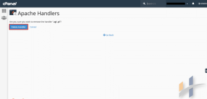 How To Add and Delete Apache Handlers In cPanel
