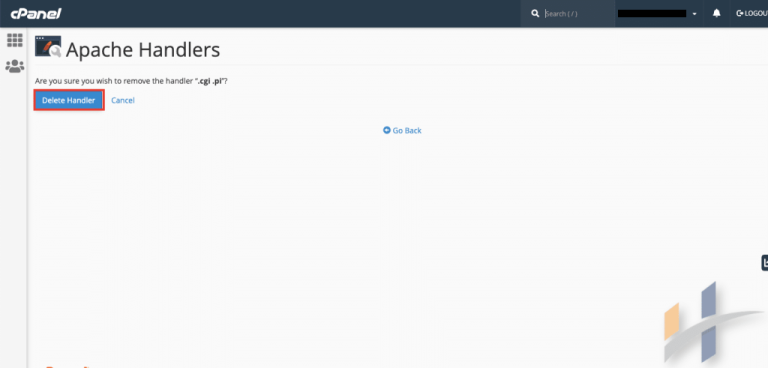 How To Add and Delete Apache Handlers In cPanel