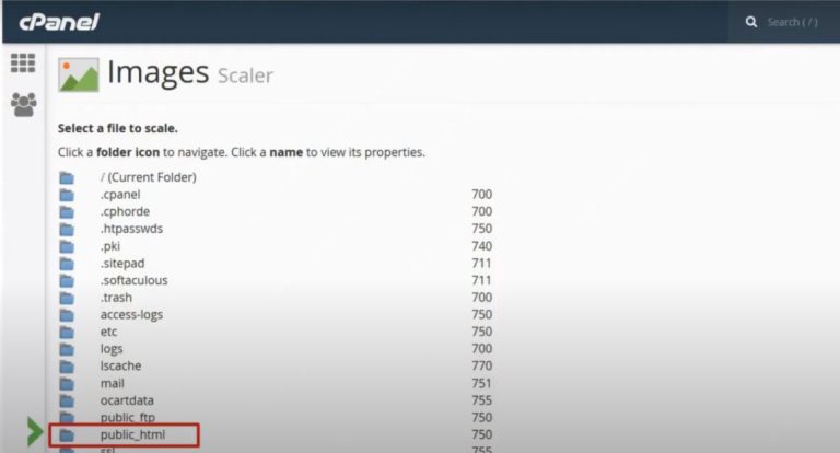How To Create A Thumbnail Image Using cPanel