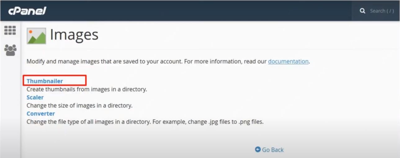 How To Create A Thumbnail Image Using cPanel