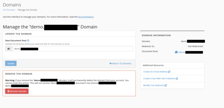 How To Create Delete And Redirect Subdomains In Cpanel