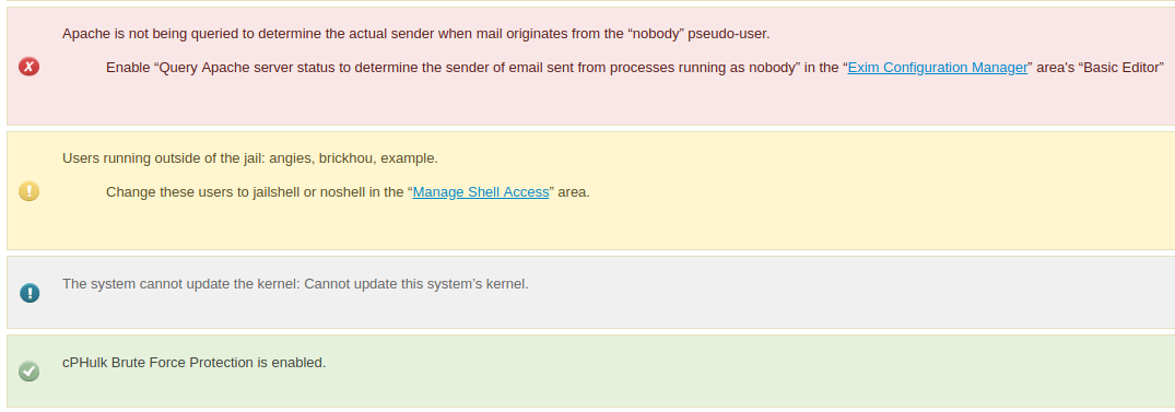 How to Scan your Server with the cPanel Security Advisor