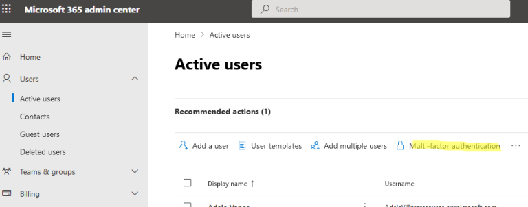 Guide to Disable Two-Factor Authentication (2FA) in Office 365